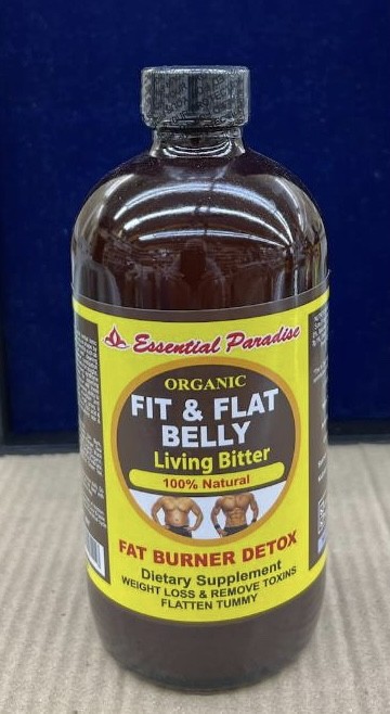 ORGANIC FIT & FLAT BELLY LIVING BITTER (16.OZ). 100% NATURAL ...
